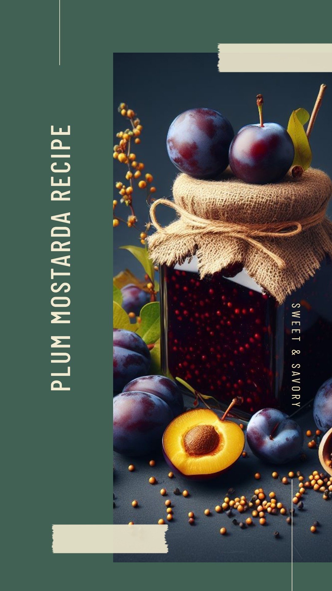 Plum Mostarda Recipe: Enjoy Now Or Can For Later