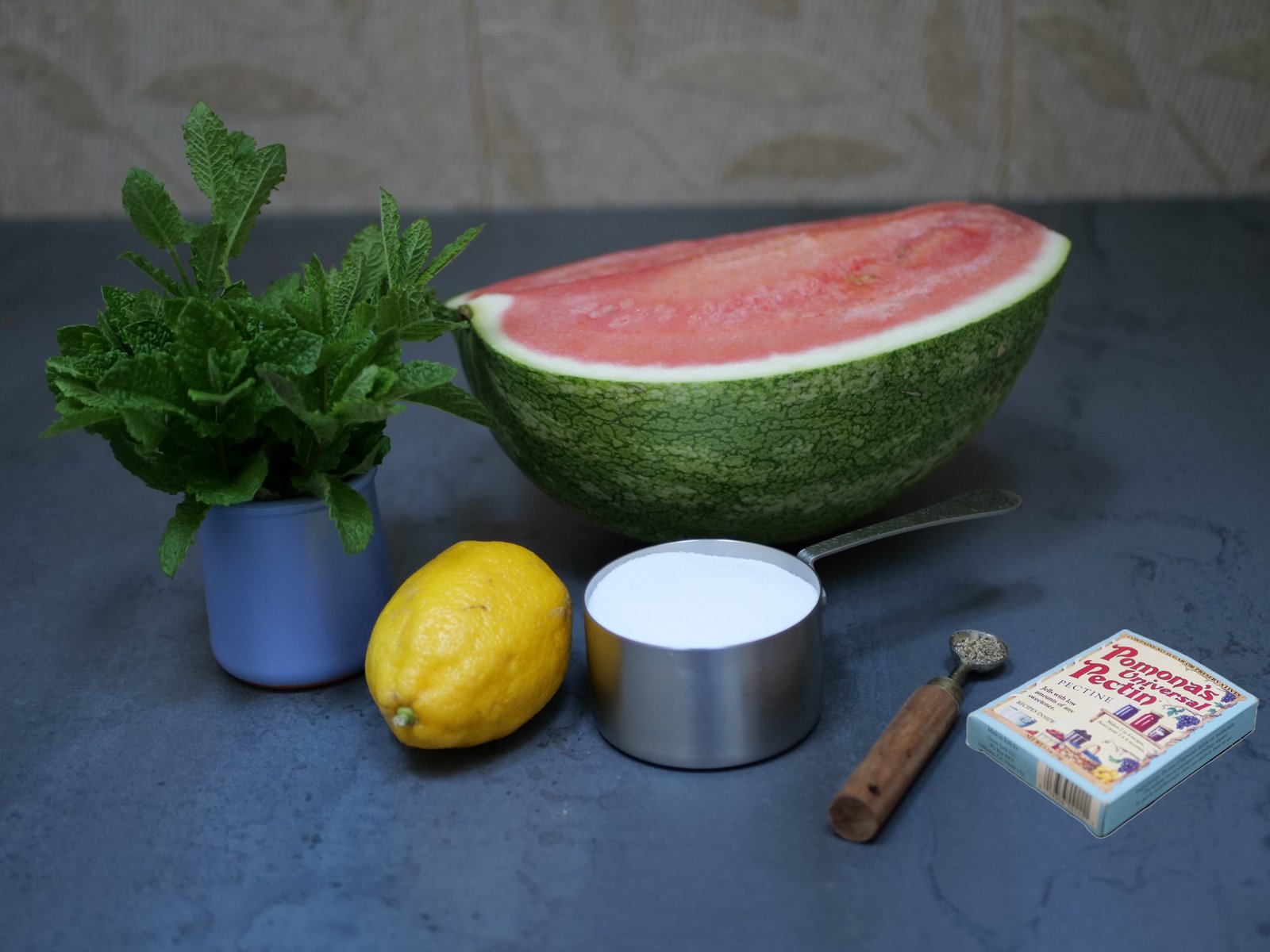 Fresh Mint And Watermelon Jelly Recipe For Canning