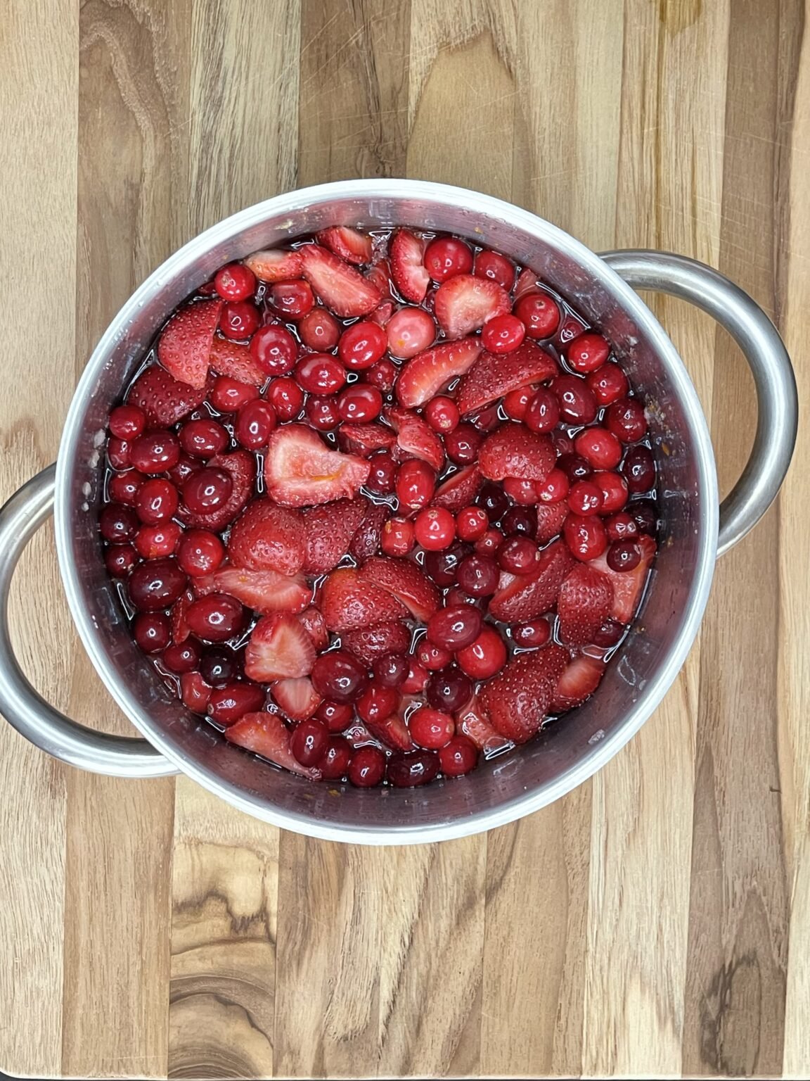 Make-Ahead Christmas Jam Recipe (Cranberry-Strawberry Jam)