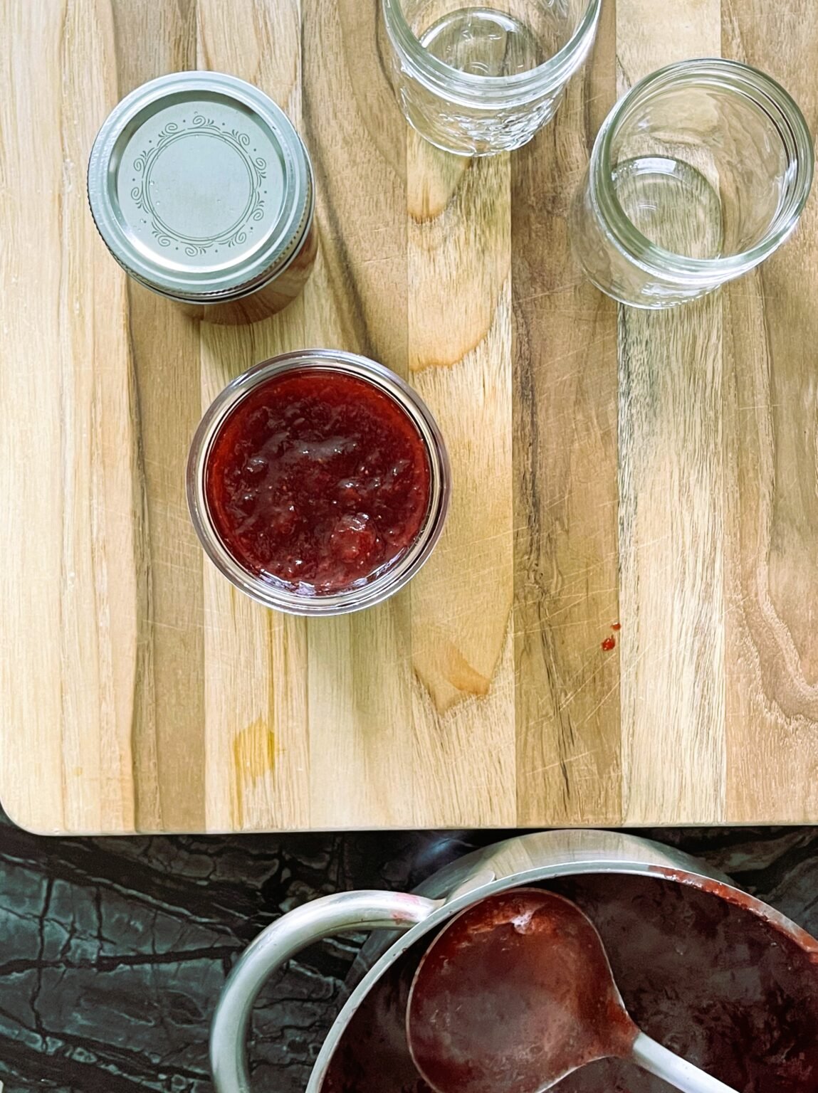 Make-Ahead Christmas Jam Recipe (Cranberry-Strawberry Jam)
